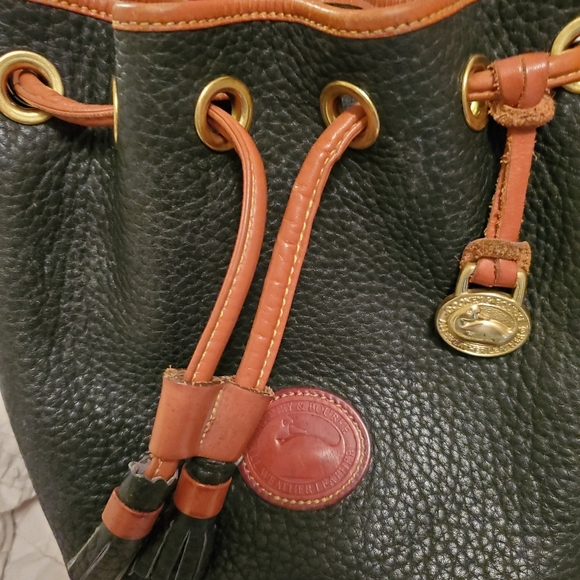 Dooney & Bourke | Bags | Vintage Dooney Bourke Drawstring Bucket Bag ...